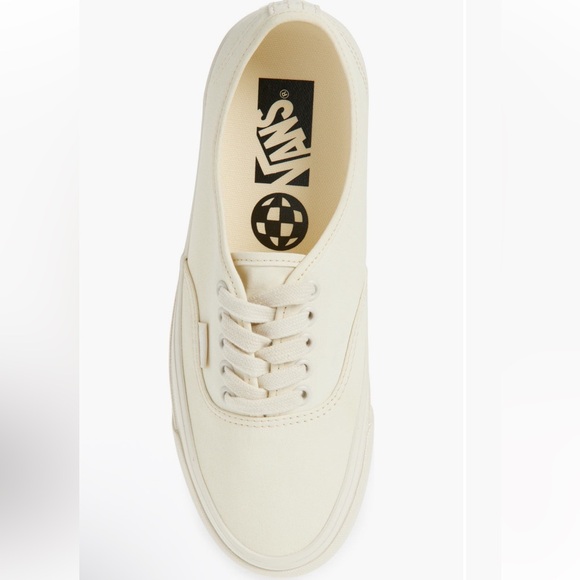 Vans | Shoes | Vans Womens Cream Canvas Sneakers | Poshmark